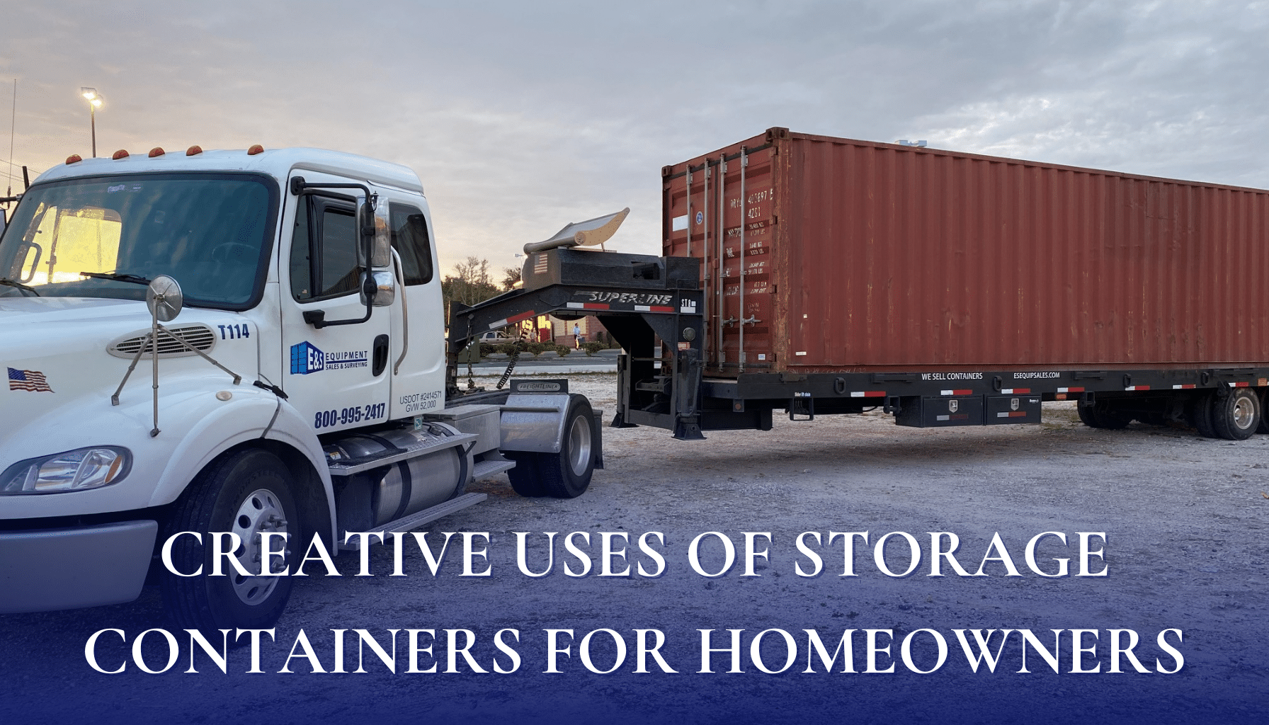 New Year Organization with Shipping Containers | E&S