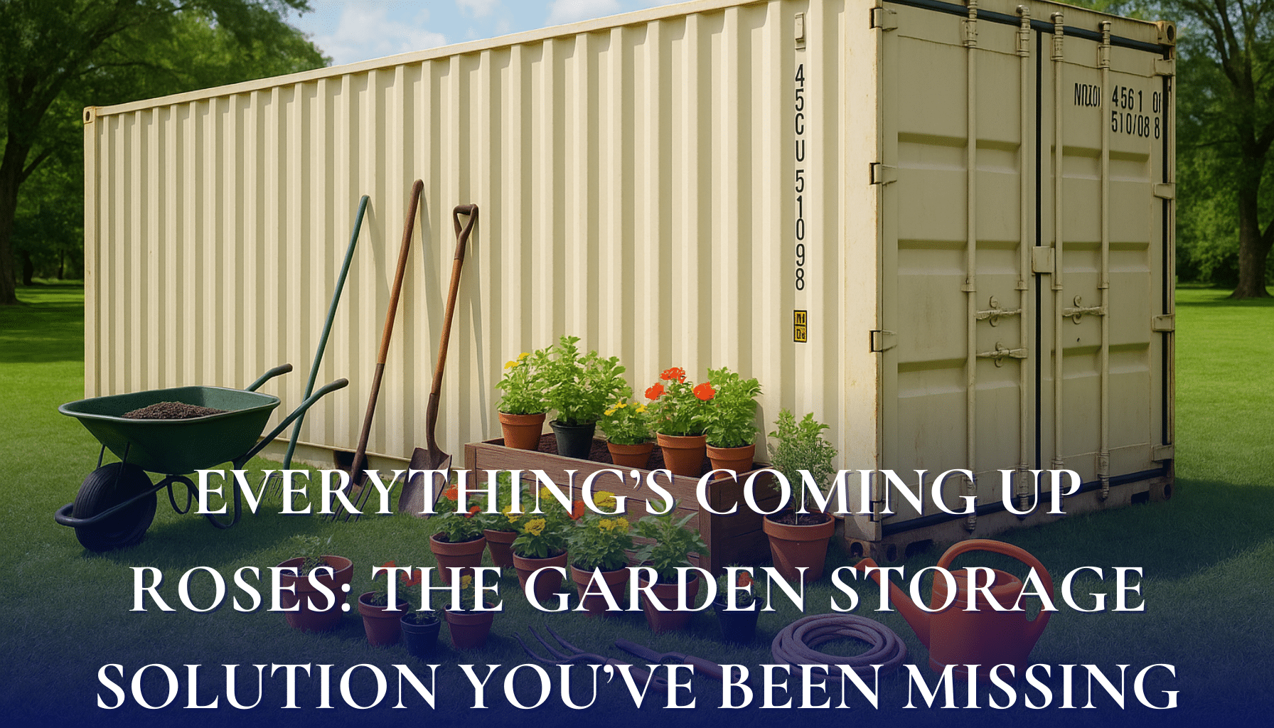 Garden Storage Containers - Perfect for Landscaping Tools